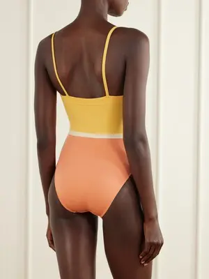 ERES Color-block Stretch Swimsuit