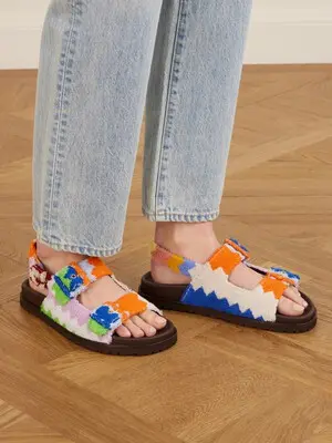 Missoni Unique Striped Sandals