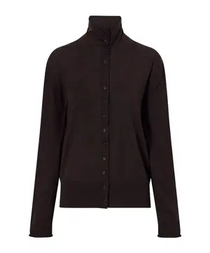 KALLMEYER Leona Wool And Silk-blend Cardigan