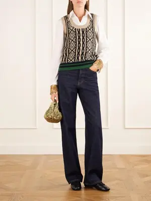 Dries Van Noten Knitted Wool Vest