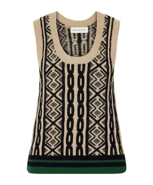 Dries Van Noten Knitted Wool Vest - No