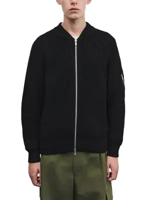 Comme Des Garçons Long-sleeve Knit Cardigan