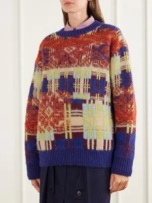 Dries Van Noten Merino And Wool-blend Sweater