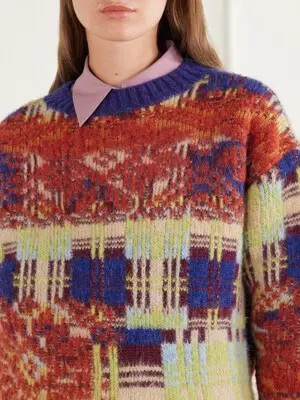 Dries Van Noten Merino And Wool-blend Sweater