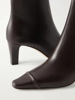 Manolo Blahnik Minimalist Handmade Leather Boots