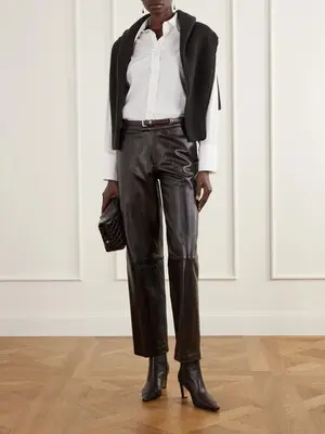 Manolo Blahnik Minimalist Handmade Leather Boots