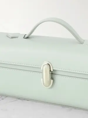 Savette Slim Symmetry Leather Tote