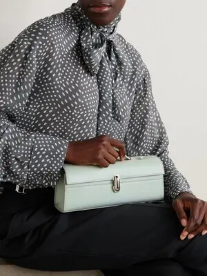 Savette Slim Symmetry Leather Tote