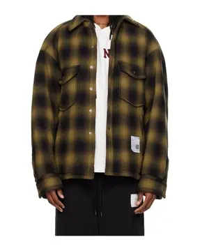 Mihara Yasuhiro Long-sleeved Plaid Padded Jacket