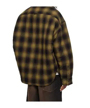 Mihara Yasuhiro Long-sleeved Plaid Padded Jacket