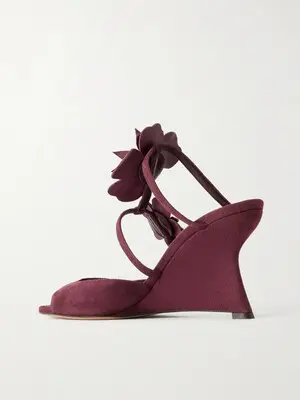 Zimmermann Suede Wedge Sandals