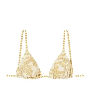 ERES Printed Triangle Bikini Top