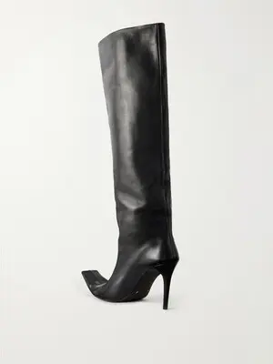 Khaite Leather Knee Boots