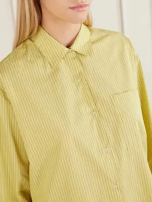 LESET Cotton And -blend Poplin Shirt