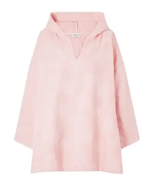 Hunza G Hooded Jacquard-cotton Terry Cover-up - No