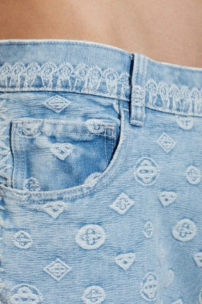 Casablanca Carpet Jacquard Baggy Denim Jeans
