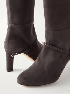 Jennifer Chamandi Suede Knee-high Boots