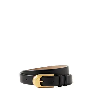 Khaite Leather Belt - Black