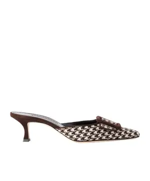 Manolo Blahnik Classic Plaid Shoes - No