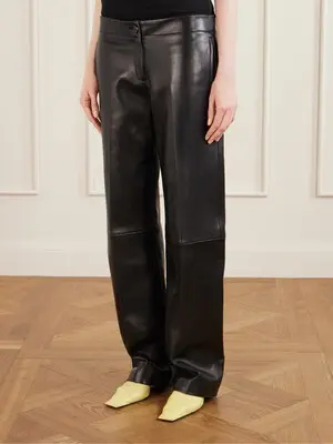 Khaite Leather Trousers