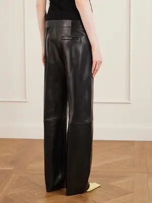 Khaite Leather Trousers