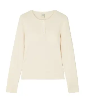 FLORE FLORE Jersey Henley Top