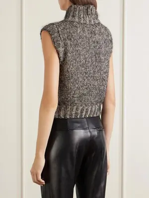 Khaite Blended Multicolor Knit Vest