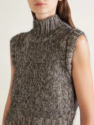 Khaite Blended Multicolor Knit Vest