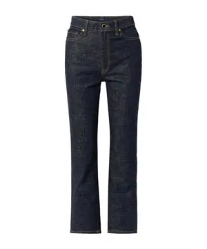 Khaite High-waisted Straight-leg Jeans