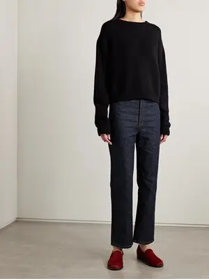 Khaite High-waisted Straight-leg Jeans