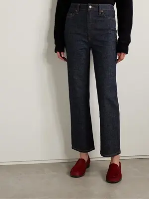 Khaite High-waisted Straight-leg Jeans