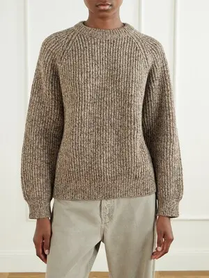 Daughter Ribbed Mélange Wool Sweater