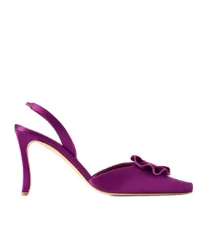 Manolo Blahnik Satin High Heels