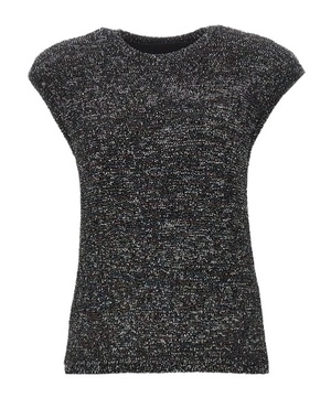 Emporio Armani Sequin-embellished Sleeveless Top