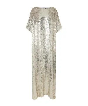 Jenny Packham Sequined Tulle Gown - No