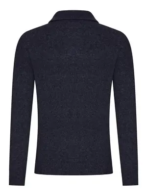 ROBERTO COLLINA Polo Collar Knit Sweater