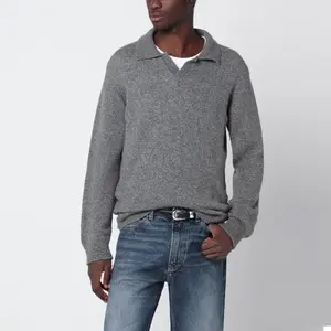 ROBERTO COLLINA Polo Collar Knit Sweater