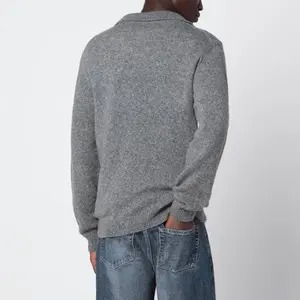 ROBERTO COLLINA Polo Collar Knit Sweater