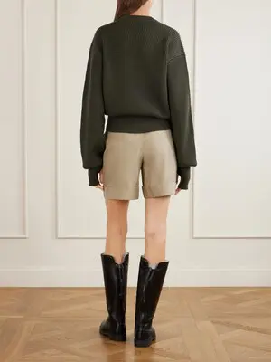 RIER Ribbed Virgin Wool Sweater