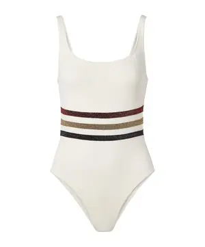 ERES Metallic Stripe One-piece Swimsuit - No