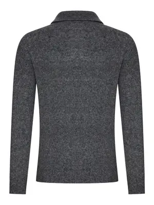 ROBERTO COLLINA Polo-collar Knitted Sweater - No
