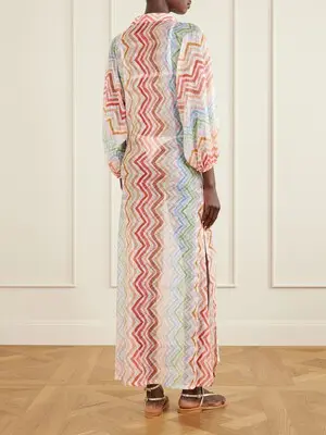 Missoni Striped Crochet-knit Coverup