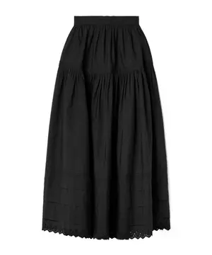 DÔEN Organic Cotton Midi Skirt