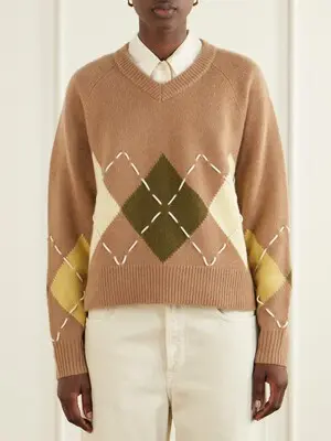 Arch4 Argyle Cashmere Sweater