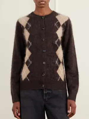 Arch4 Brushed Cashmere Cardigan - No