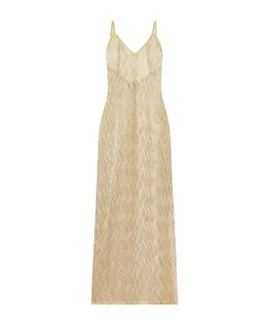 Missoni Metallic Crochet-knit Coverup