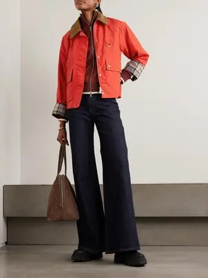 Barbour Cropped Cotton Jacket