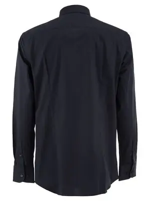 BOSS Stretch Cotton Shirt - Blue