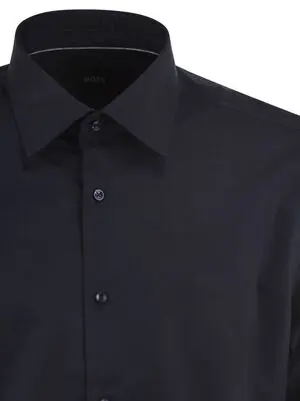 BOSS Stretch Cotton Shirt - Blue