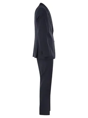 BOSS Stretch Virgin Wool Suit - Multicolor